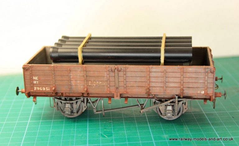 LNER Pipe Wagon – backdated from a Parkside kit for the BR version ...